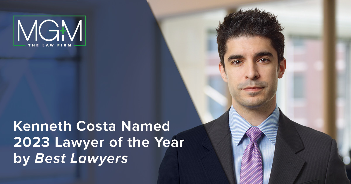 Kenneth Costa Named 2023 Lawyer of the Year by Best Lawyers | MG+M The ...