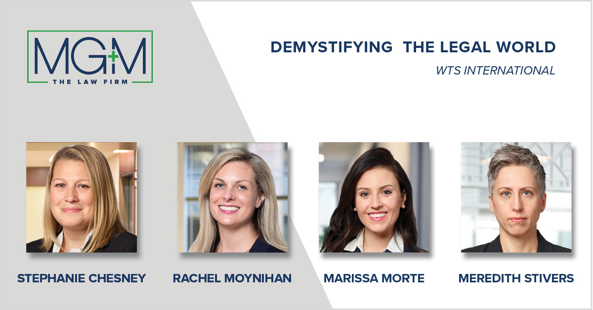 MG+M to Host WTS Professional Development Presentation: Demystifying ...