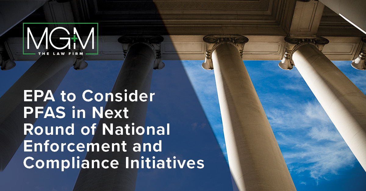 EPA to Consider PFAS in Next Round of National Enforcement and ...