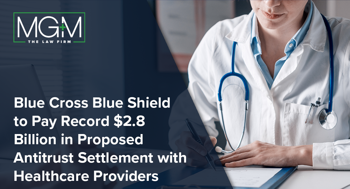 Blue Cross Blue Shield to Pay Record $2.8 Billion in Proposed Antitrust ...